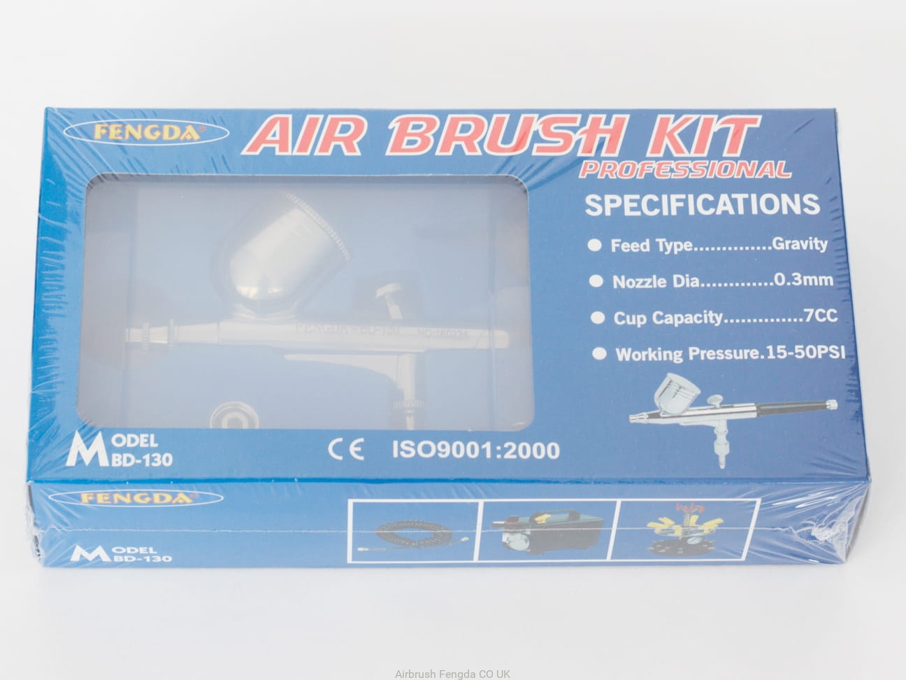 Double-Action Airbrush Fengda® BD-130 with Nozzle 0,2 mm