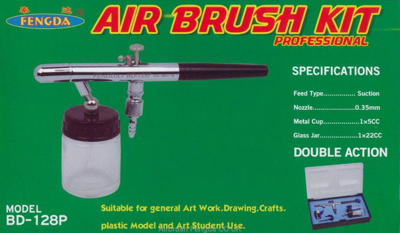 Double-Action Airbrush Fengda® BD-128P with Nozzle 0,35 mm