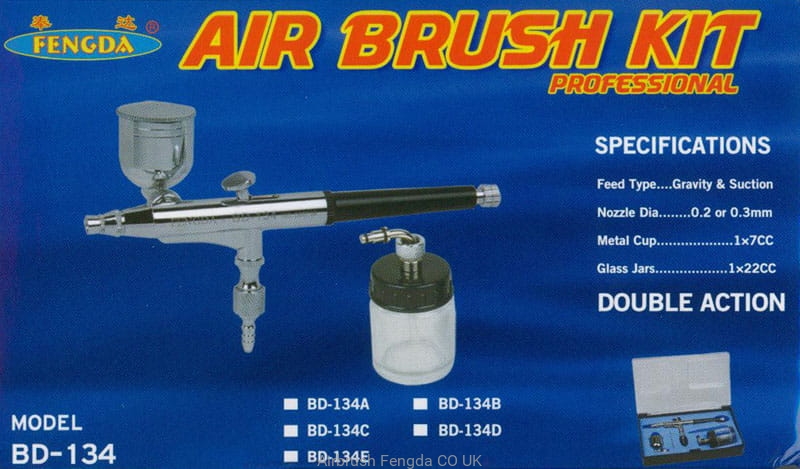 Double-Action Airbrush Fengda® BD-134 with Nozzle 0,5 mm